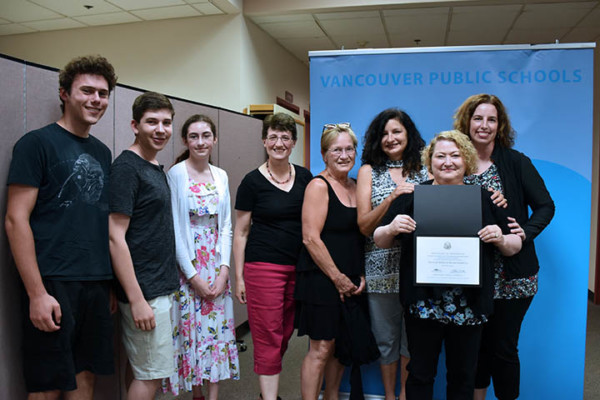 VSAA named Exemplary School – Vancouver Public Schools