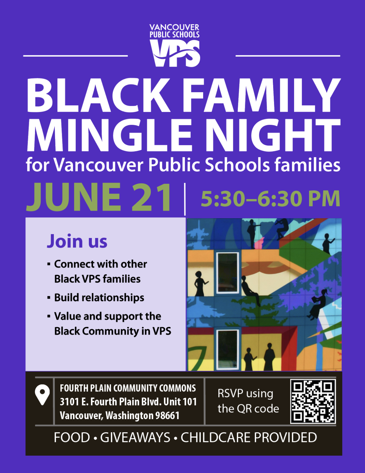 Black Family Mingle Night – Vancouver Public Schools